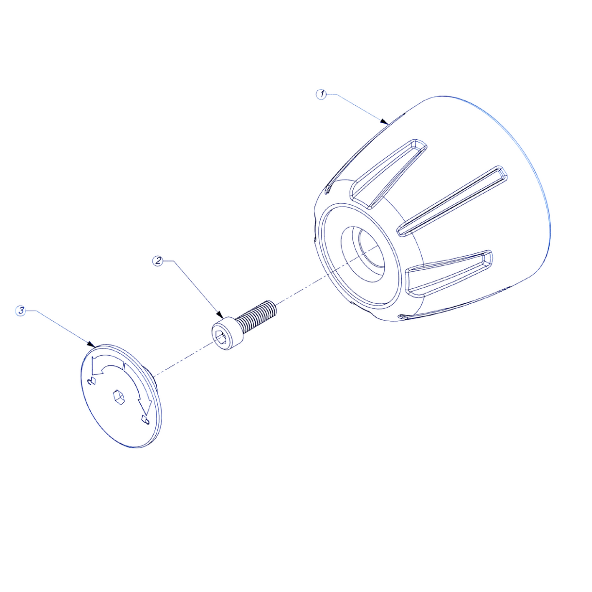 Stages Adjustment Knob Kit (000-5561) - SC1, SC2 & SC3 – Indoor Cycle Pros